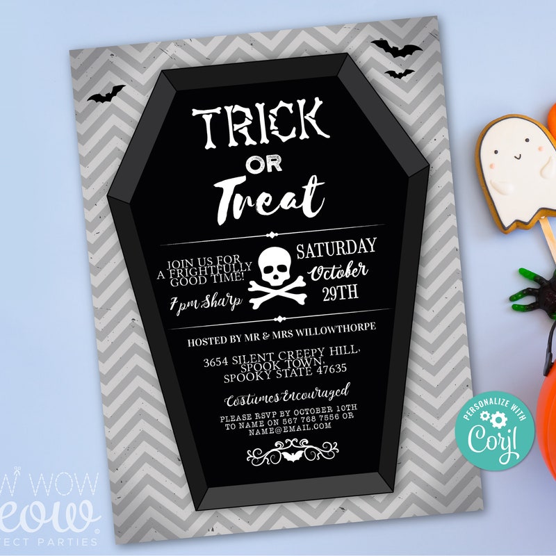 Coffin Invitation - Etsy Australia