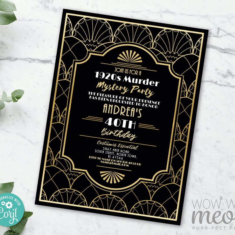 Clue Murder Mystery Invitation - Etsy