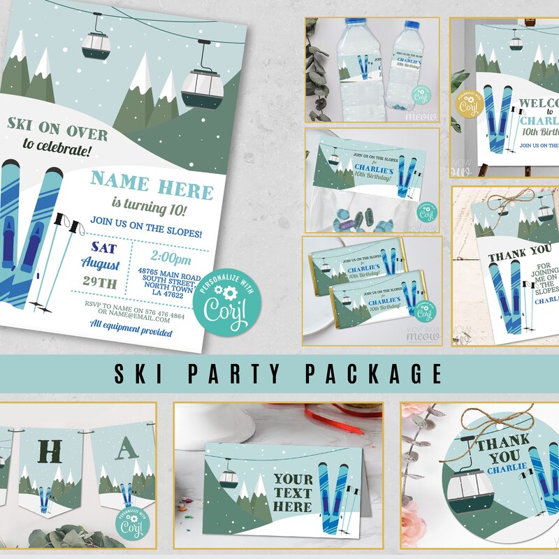 Ski Party - Etsy
