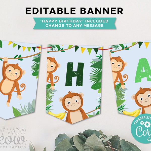 Monkey Decorations - Etsy