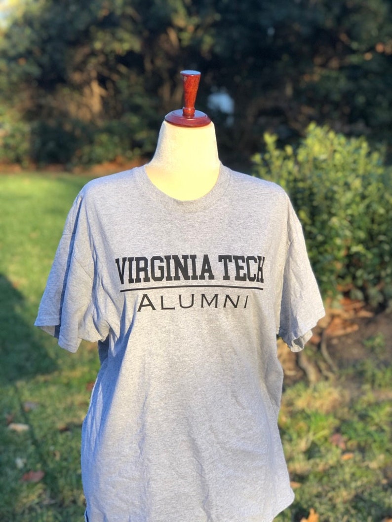 Virginia Tech Grandpa Bella Canvas Apparel Handmade Gift Football Shirt ...