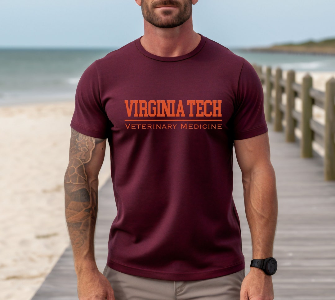 Virginia Tech Veterinary Medicine Bella Canvas Apparel Handmade Gift ...