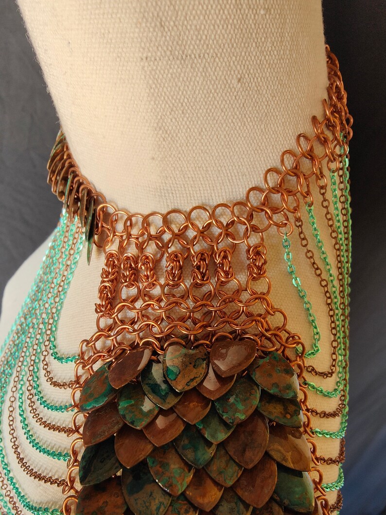 Chainmail & Scalemail This Corrosion Shoulder Armour / Armor / Gothic ...