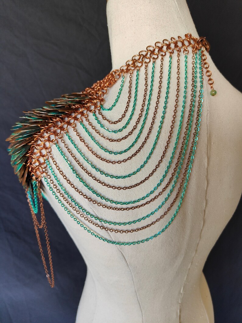 Chainmail & Scalemail This Corrosion Shoulder Armour / Armor / Gothic ...