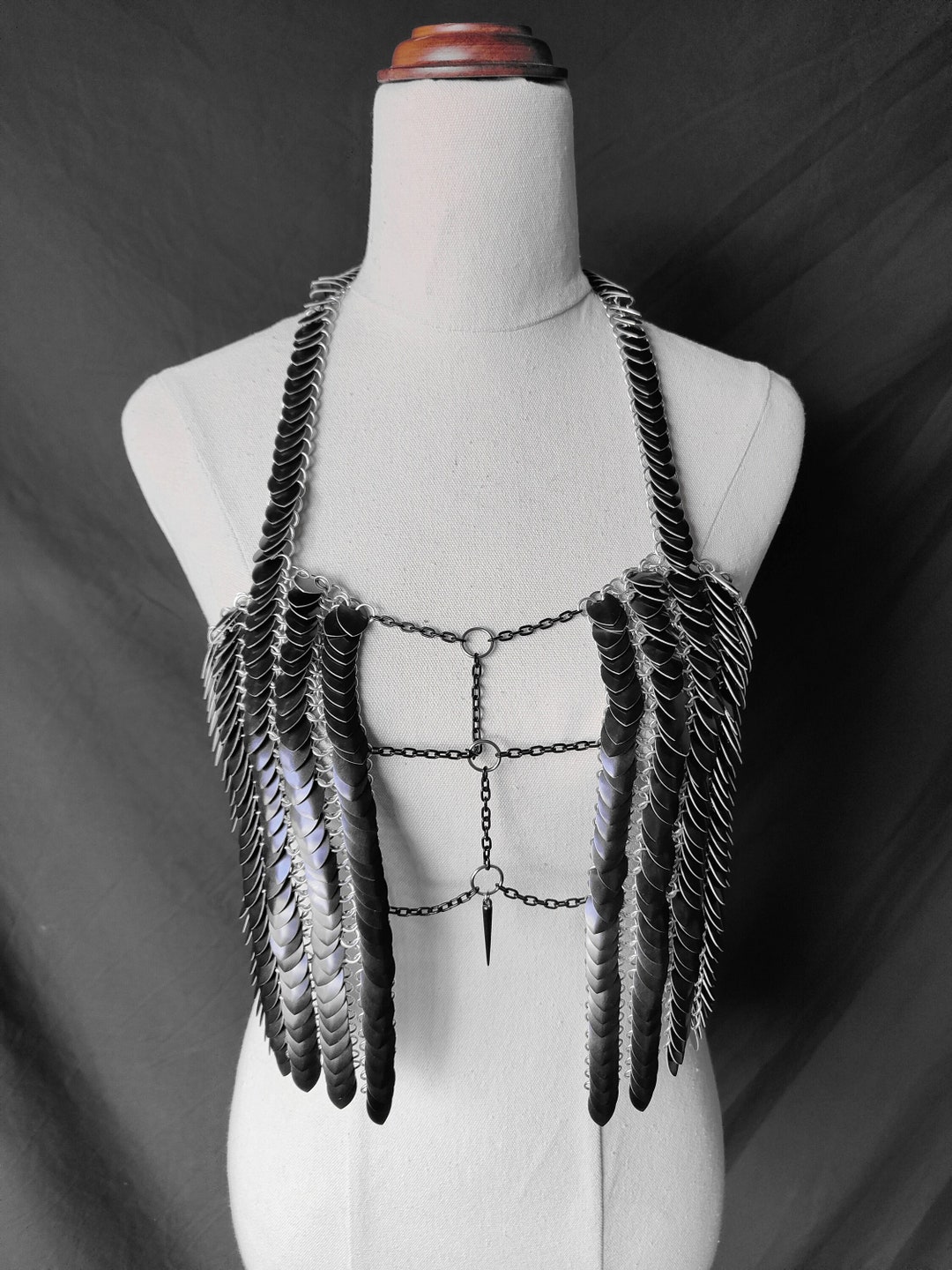 Chainmail & Scalemail Bikini / Vest Armour / Armor / Gothic ...
