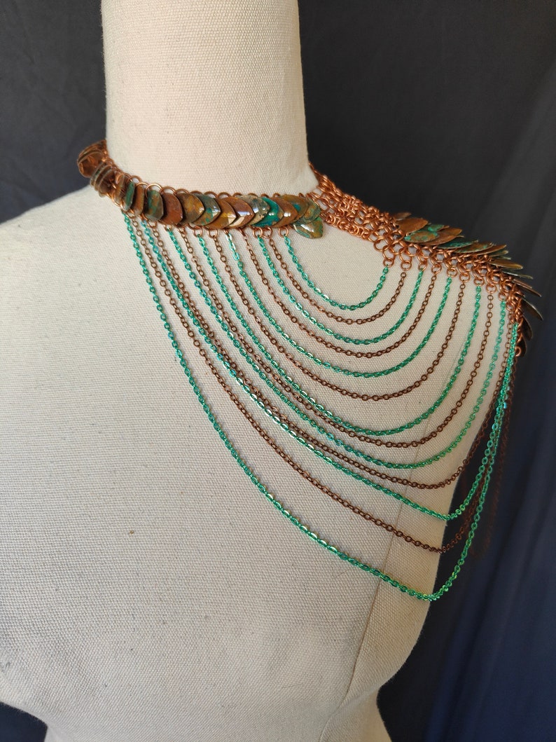 Chainmail & Scalemail This Corrosion Shoulder Armour / Armor / Gothic ...