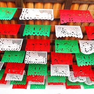 Mexican Papel Picado, 5 PK, Over 83 Feet Long, Fiesta Decoration ...