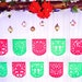 Christmas Banner, Papel Picado, Feliz Navidad Banner, Fiesta Decoration ...
