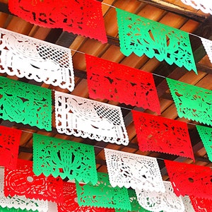 Mexican Papel Picado, 5 PK, Over 83 Feet Long, Fiesta Decoration ...