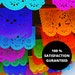 5 Pack, Day of the Dead Papel Picado Banners 75 Feet Total, Colorful ...