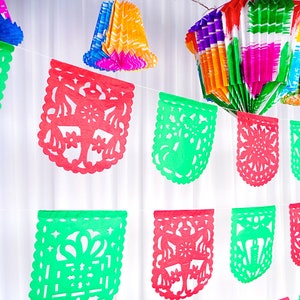 Christmas Banner, Papel Picado, Feliz Navidad Banner, Fiesta Decoration ...