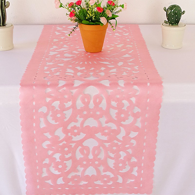 Peach Table Runner - Etsy
