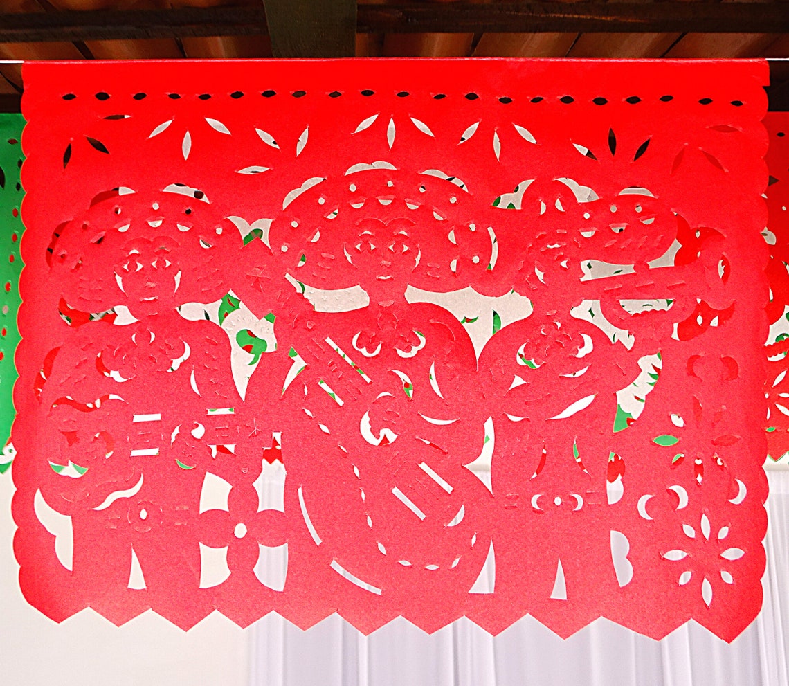 Mexican Papel Picado 5 PK Over 83 Feet Long Fiesta - Etsy