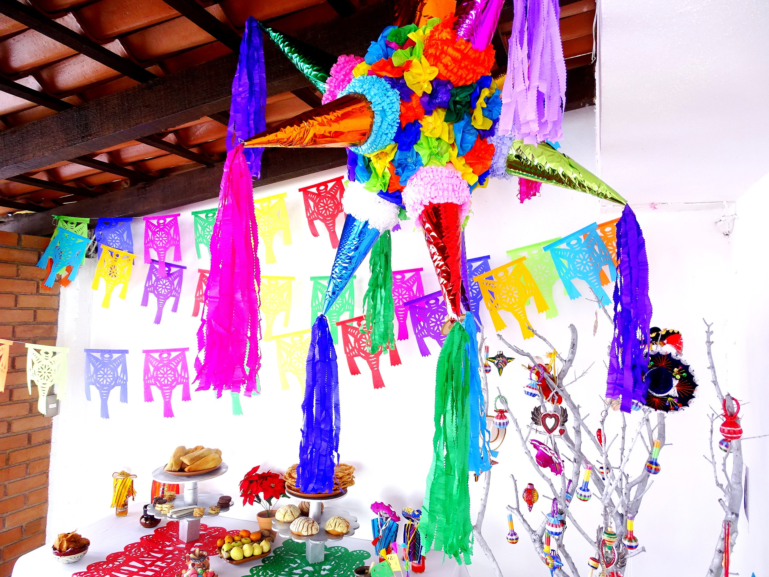 PIÑATA Banners Colorful Papel Picado Mexican Banners 60 Ft - Etsy UK