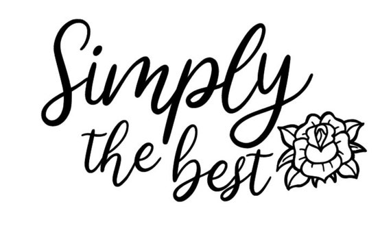 Simply the Best Schitt's Creek SVG | Etsy