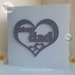 Step-dad in a Heart Papercutting Template by Kezzy Doodles Handcut ...