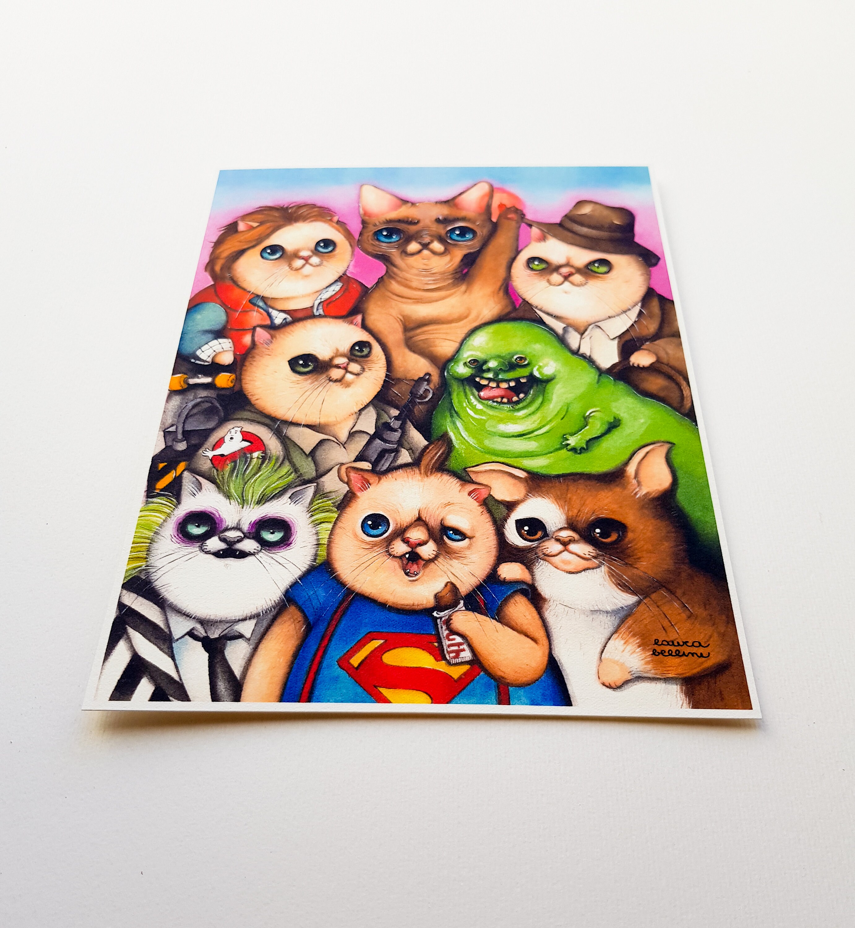 80s Cats Limited Edition Print Cult Movies From the Eighties - Etsy Denmark