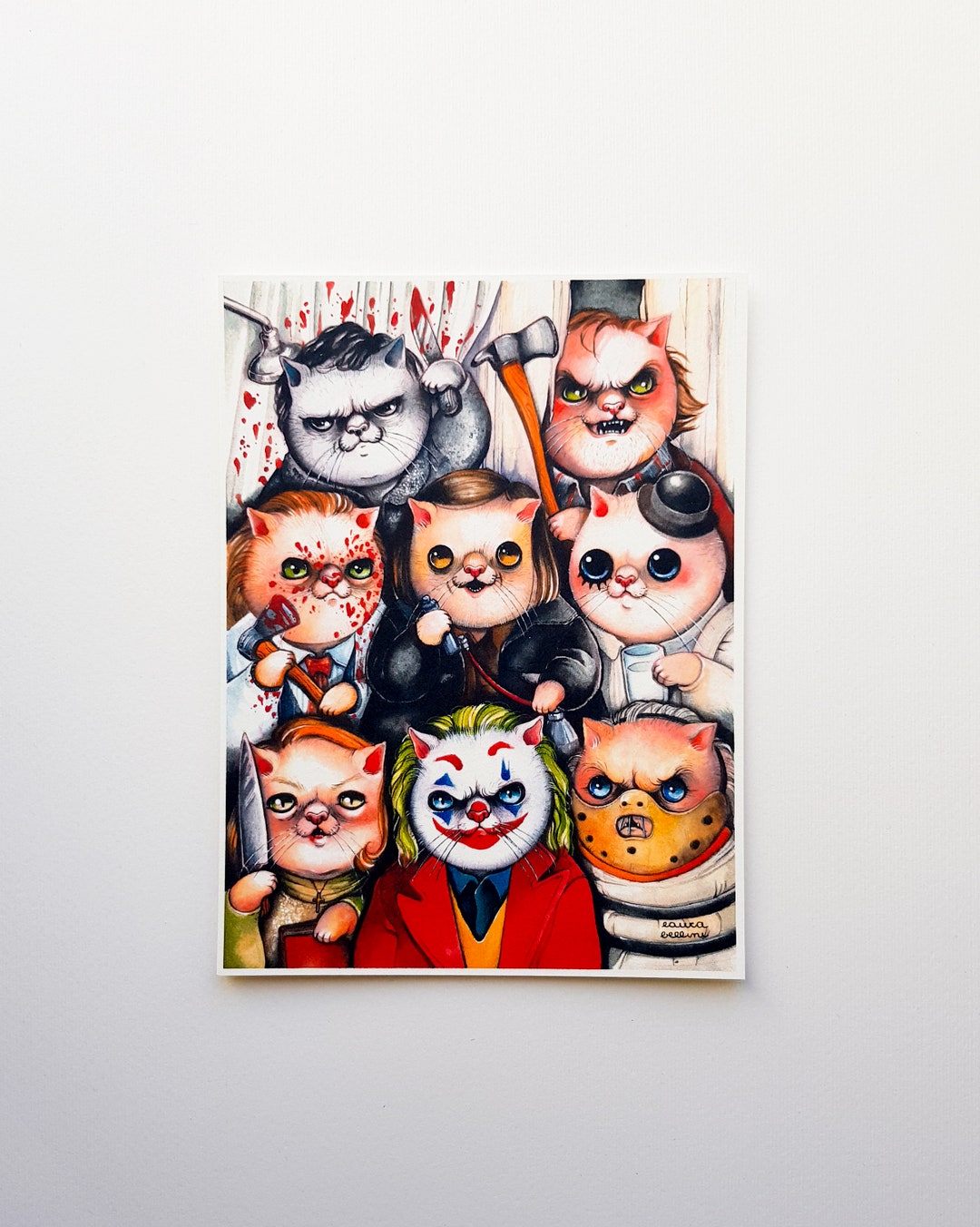Movie Villains Cats Army Print Art Print Dedicated to the Most Wicked ...