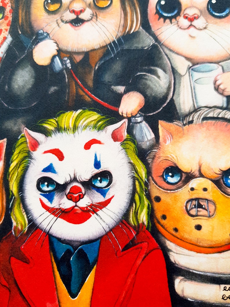 Movie Villains Cats Army Print Art Print Dedicated to the - Etsy