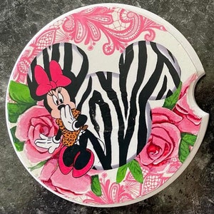 DISNEY CAR COASTERS Set of 2 Ceramic Coasters - Etsy