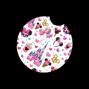 DISNEY CAR COASTERS Set of 2 Ceramic Coasters - Etsy