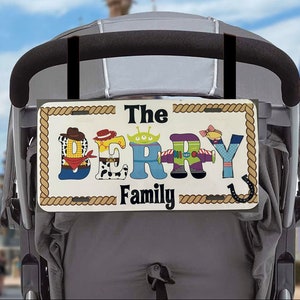 Disney Inspired Stroller Tag, Stroller Tag, Themed Stroller Tag, Toy ...