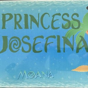 Moana Disney Inspired Stroller Tag, Stroller Tag, Themed Stroller Tag ...