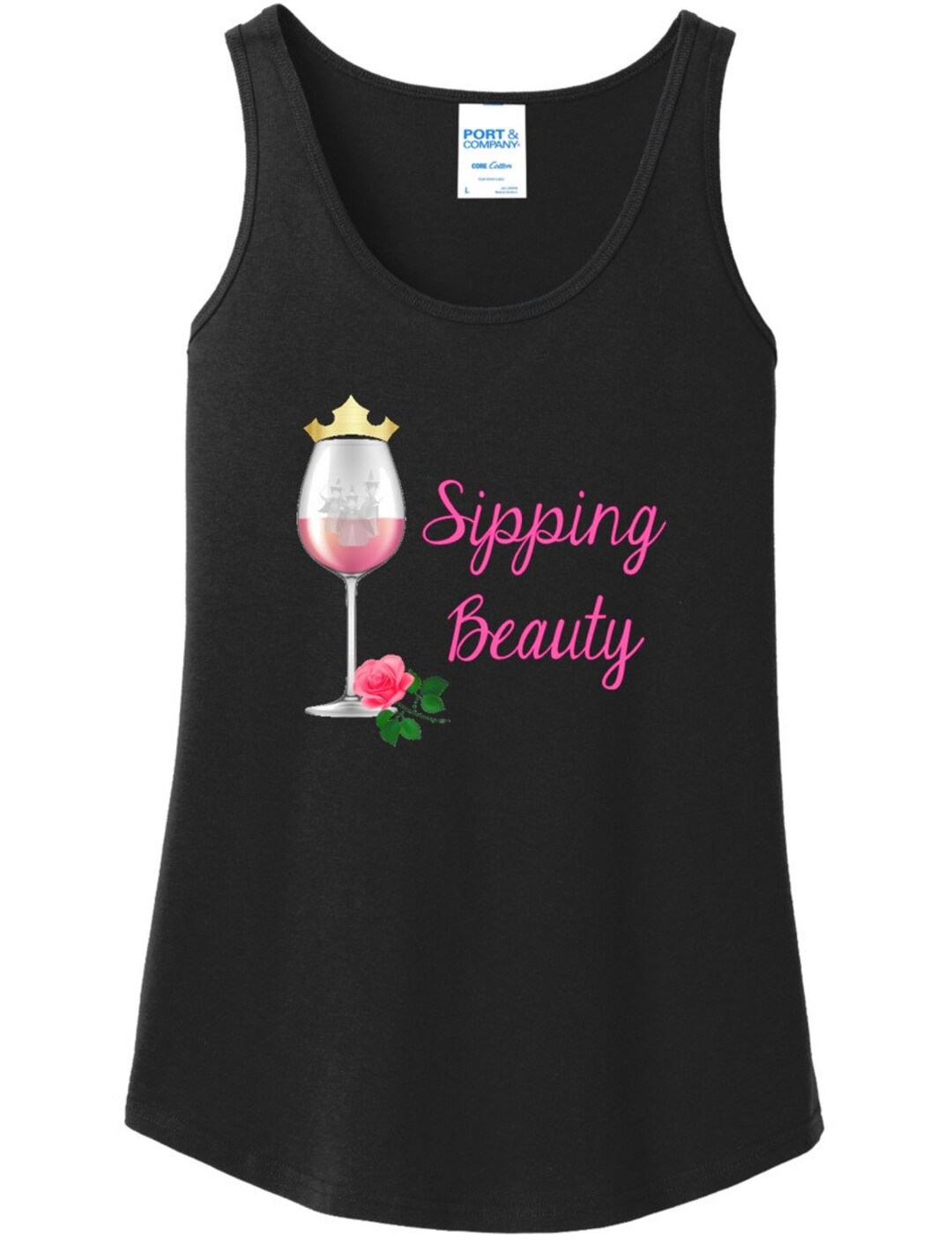 SIPPING BEAUTY Aurora Wine Glass Princess Epcot Food and Wine Disney ...