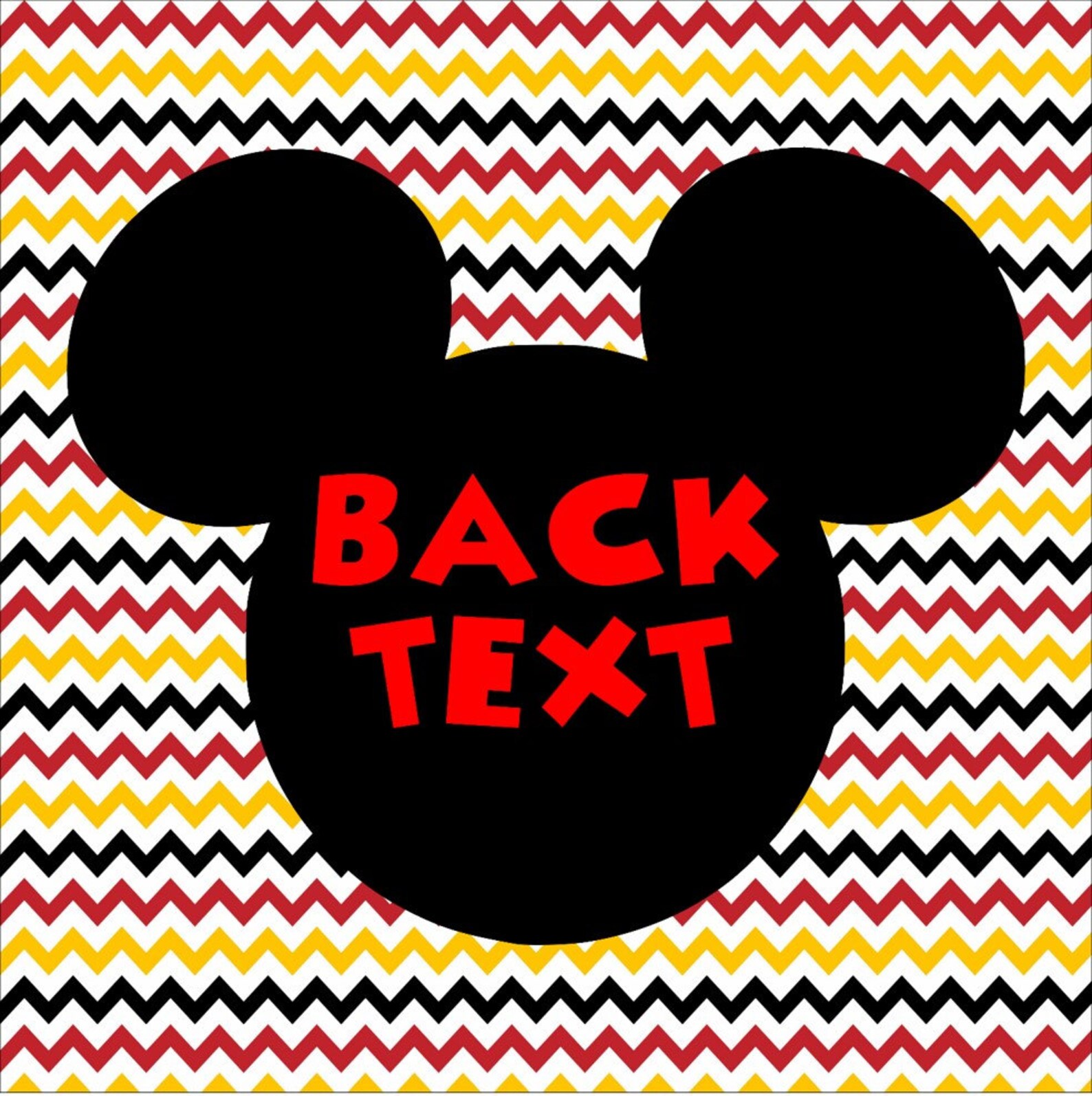 BACK TEXT Add-on - Etsy
