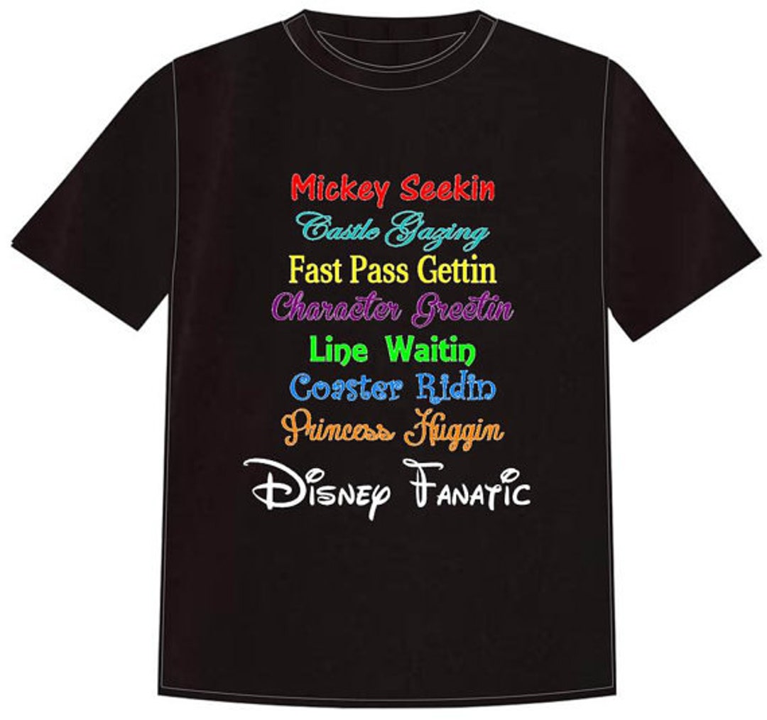 Disney Shirt DISNEY FANATIC Disney Vacation Disney Group Shirts Disney ...