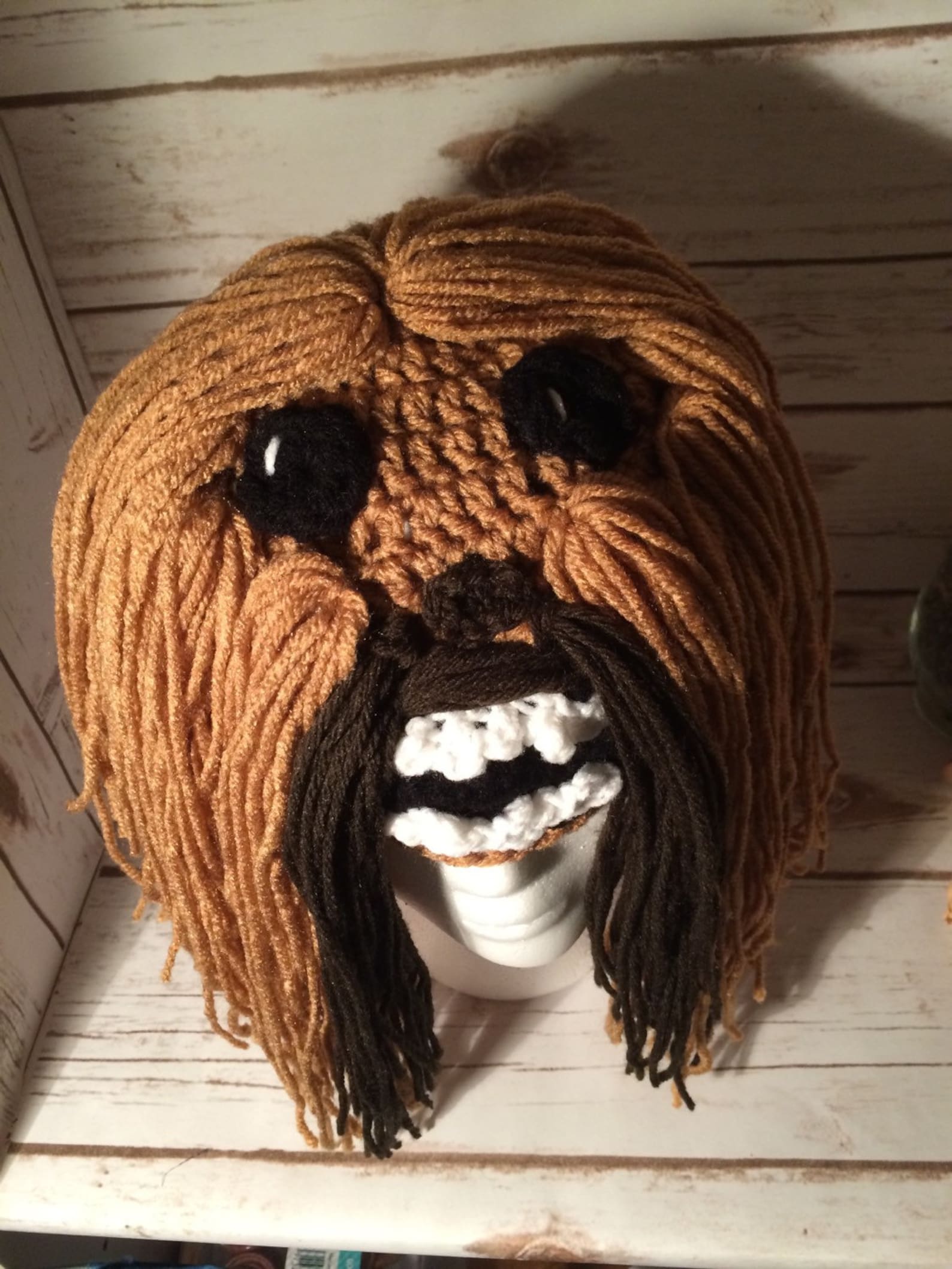 Wookie Beanie - PATTERN ONLY - Crochet - Sizes: Toddler, Child, Adult ...