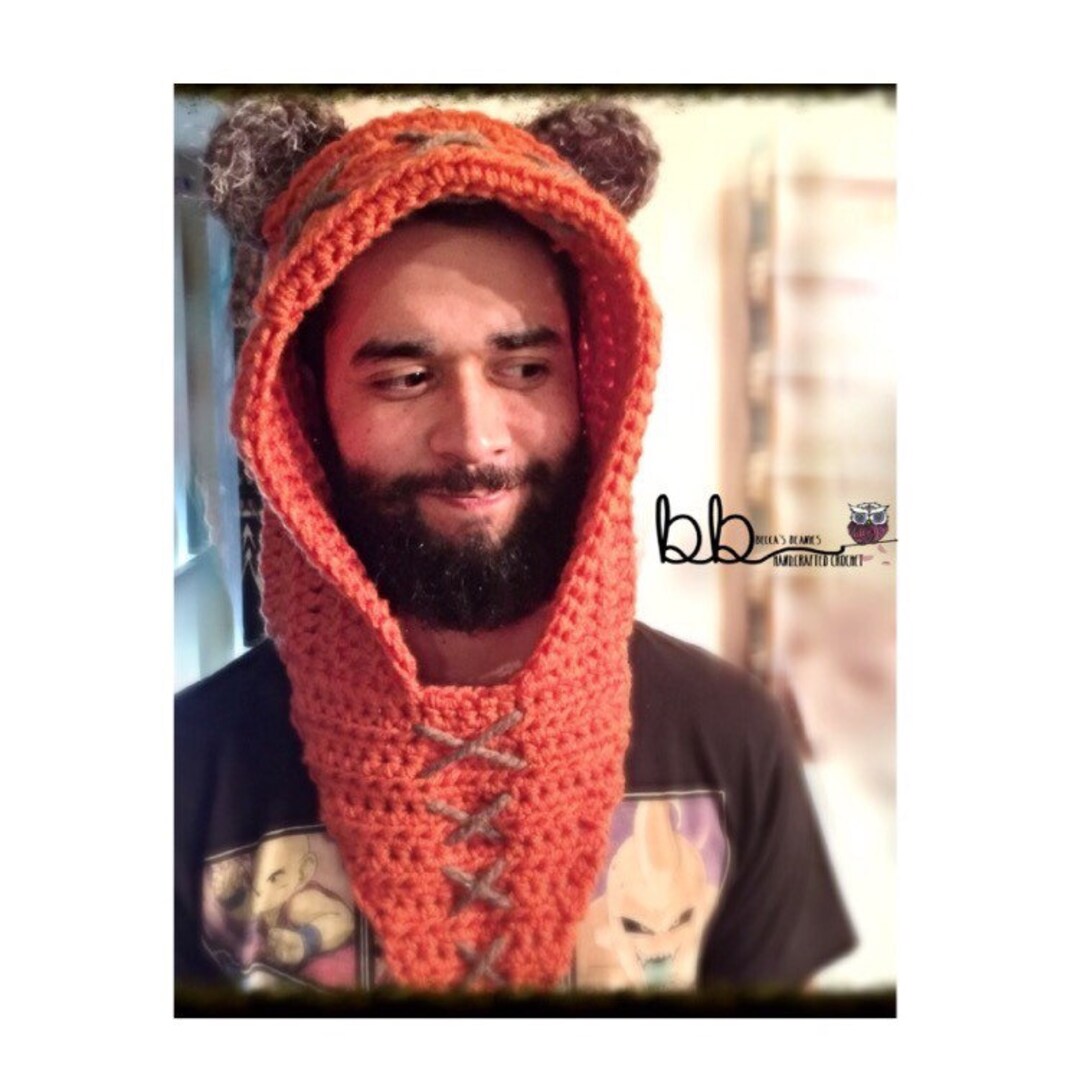 Wookie/ewok Crochet Hood - Child to Adult Size - Crochet Made to Order ...