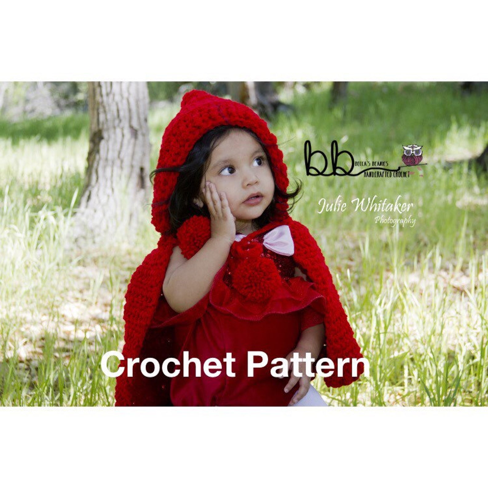 Red Riding Hood - PATTERN ONLY - Crochet - Size 6 Month to Adult - Etsy