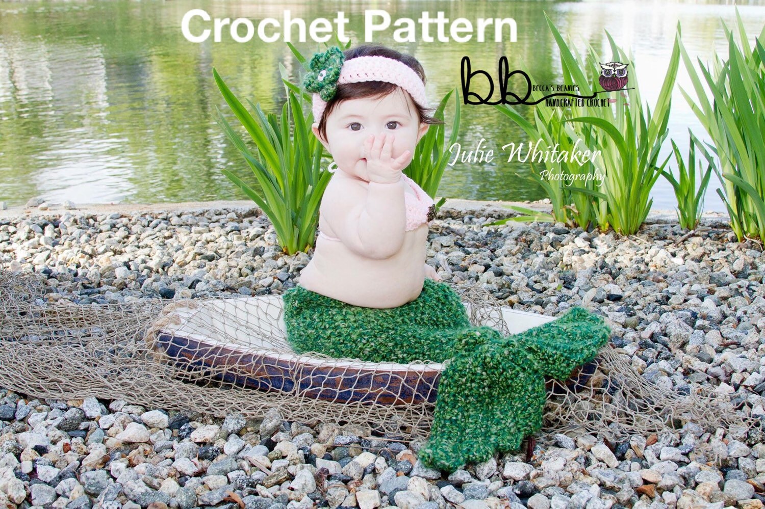 Mermaid Tail Baby Set PDF Pattern Only Crochet Newborn | Etsy