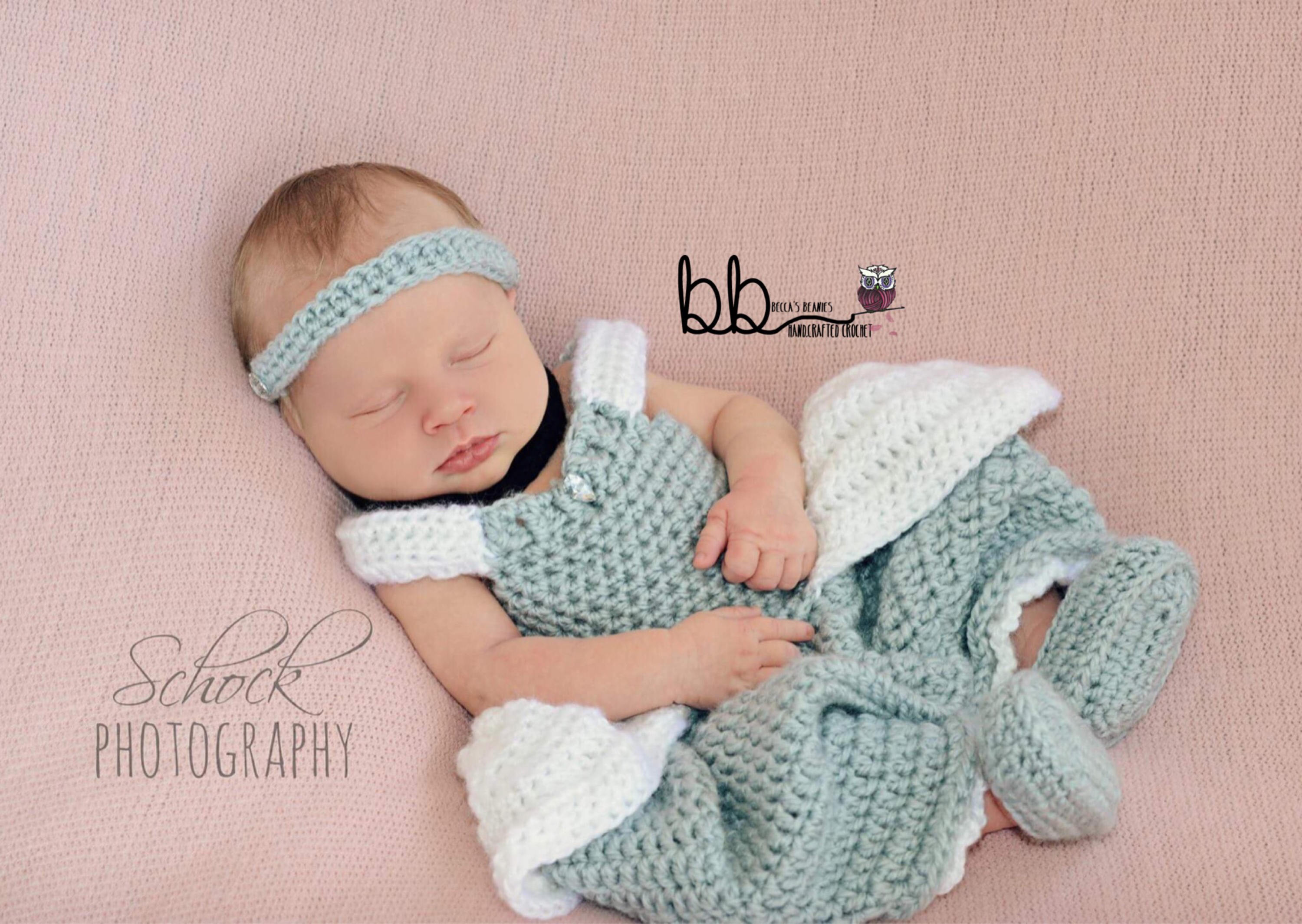 Princess Dress Set - PATTERN ONLY - Crochet - Sizes: 0-3 Month, 3-6 ...