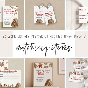 Gingerbread House Decorating Awards: Christmas Party Certificates ...