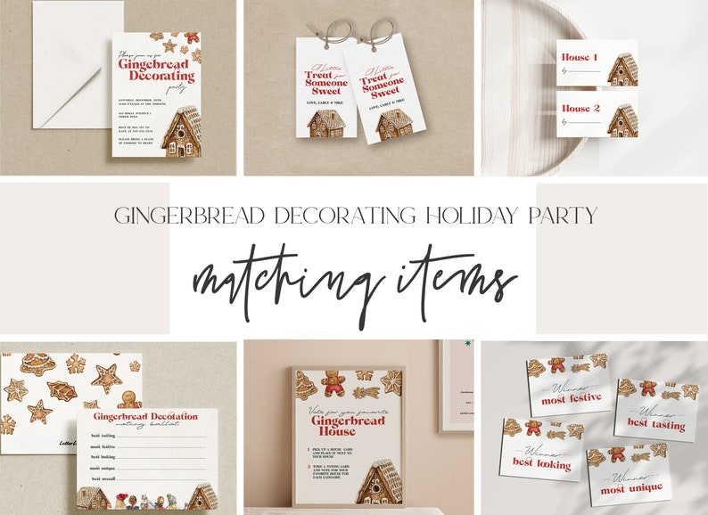 Gingerbread House Decorating Awards: Christmas Party Certificates ...