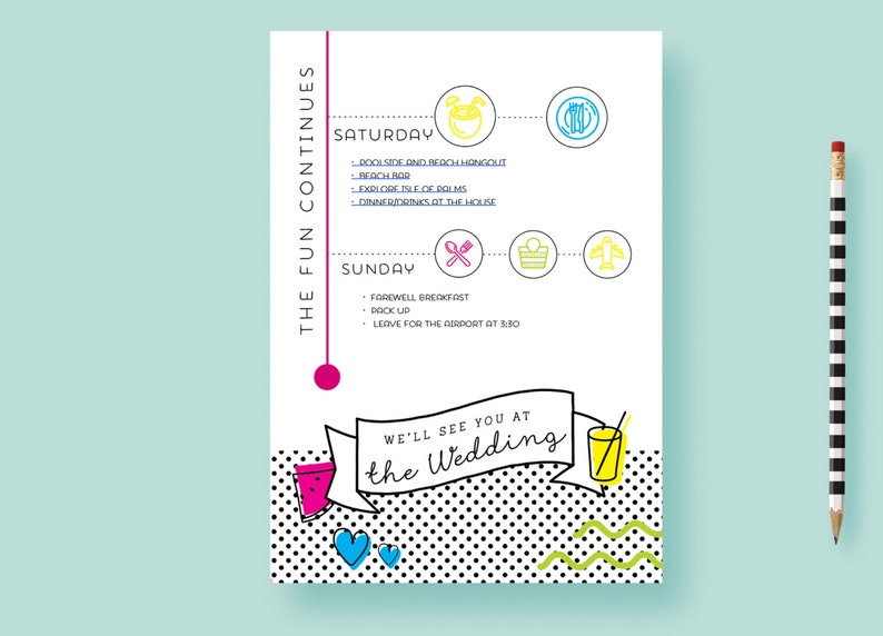 Infographic Styled Bachelorette Invitation Party Invite - Etsy