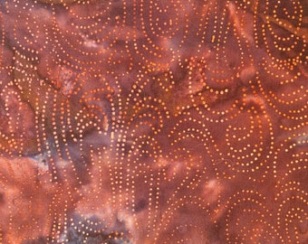 Maroon and Purple Batik With Coral Pink Coffee Bean Pattern Batik ...