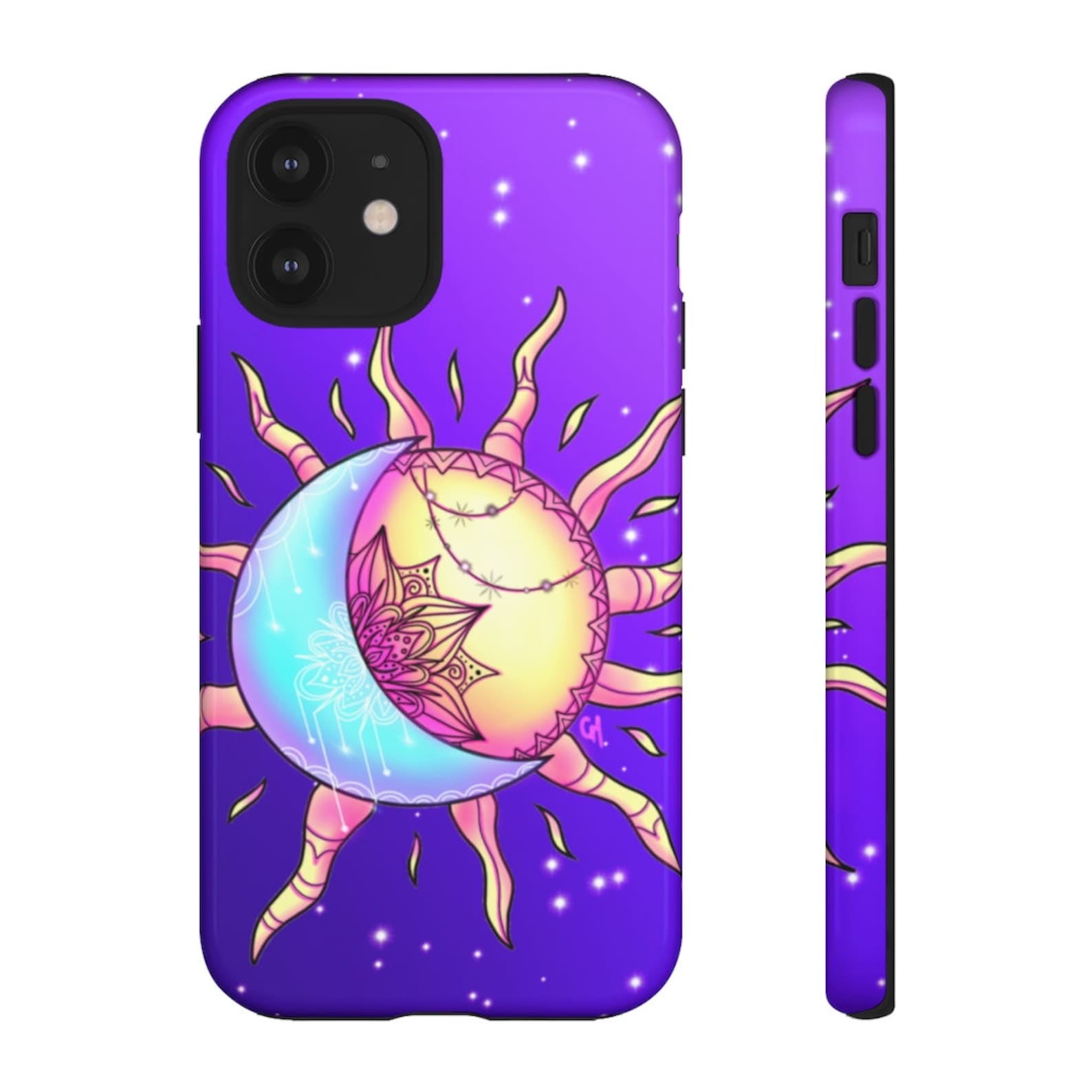 Sun and Moon Case iPhone Case Phone Case Sun and Moon Art - Etsy UK