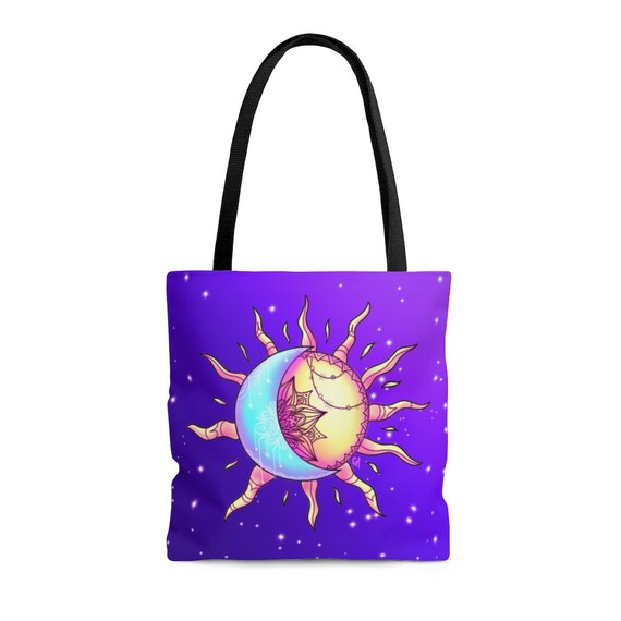Sun and Moon Tote Bag Sun and Moon Tote Sun and Moon Bag | Etsy