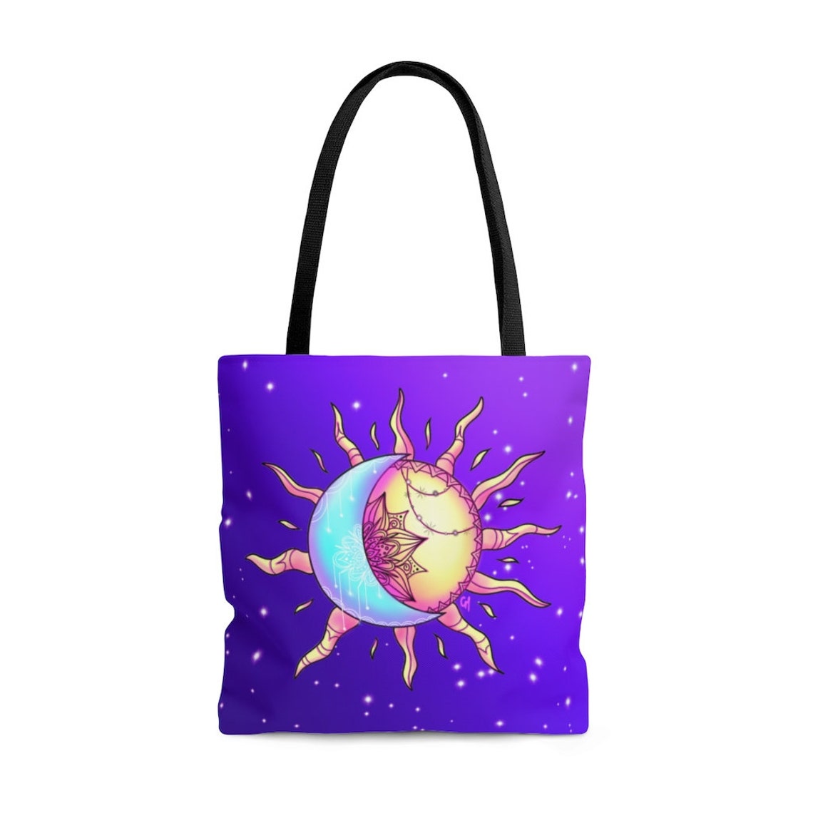 Sun and Moon Tote Bag, Sun and Moon, Tote, Sun and Moon Bag - Etsy
