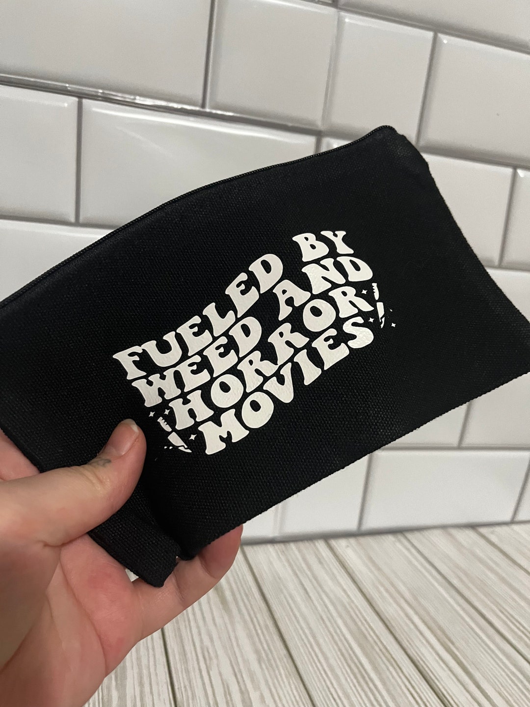 Fueld by Weed and Horror Movies Stoner Gift Cosmetic/toiletry/makeup ...