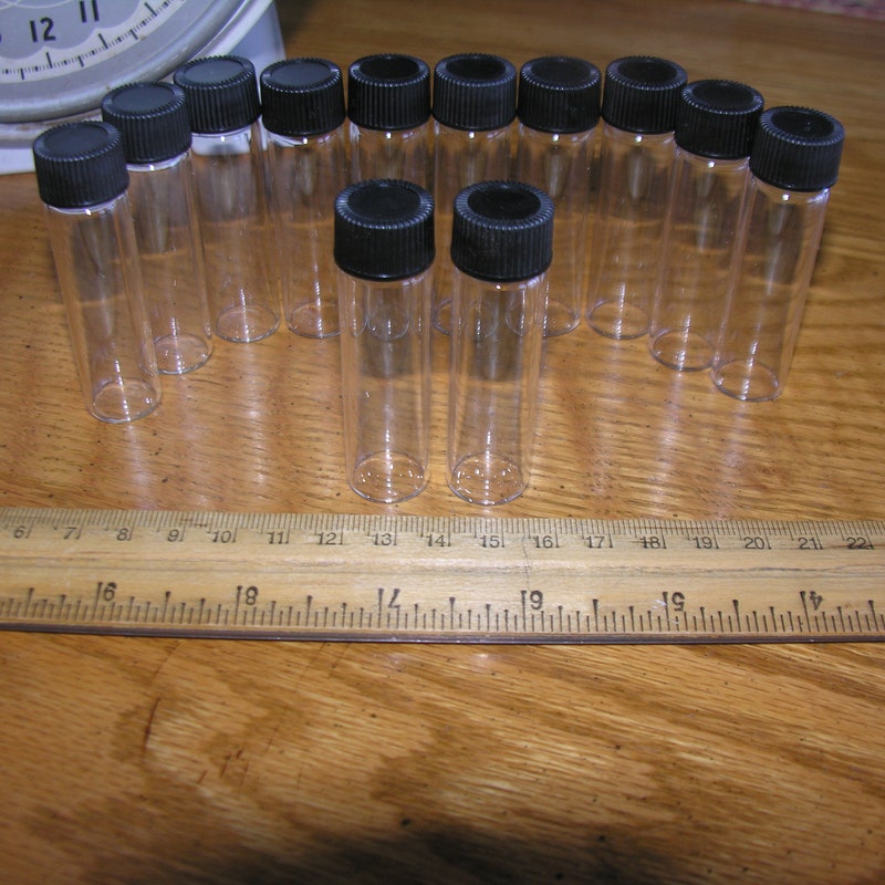 Vintage Glass Vials - Etsy