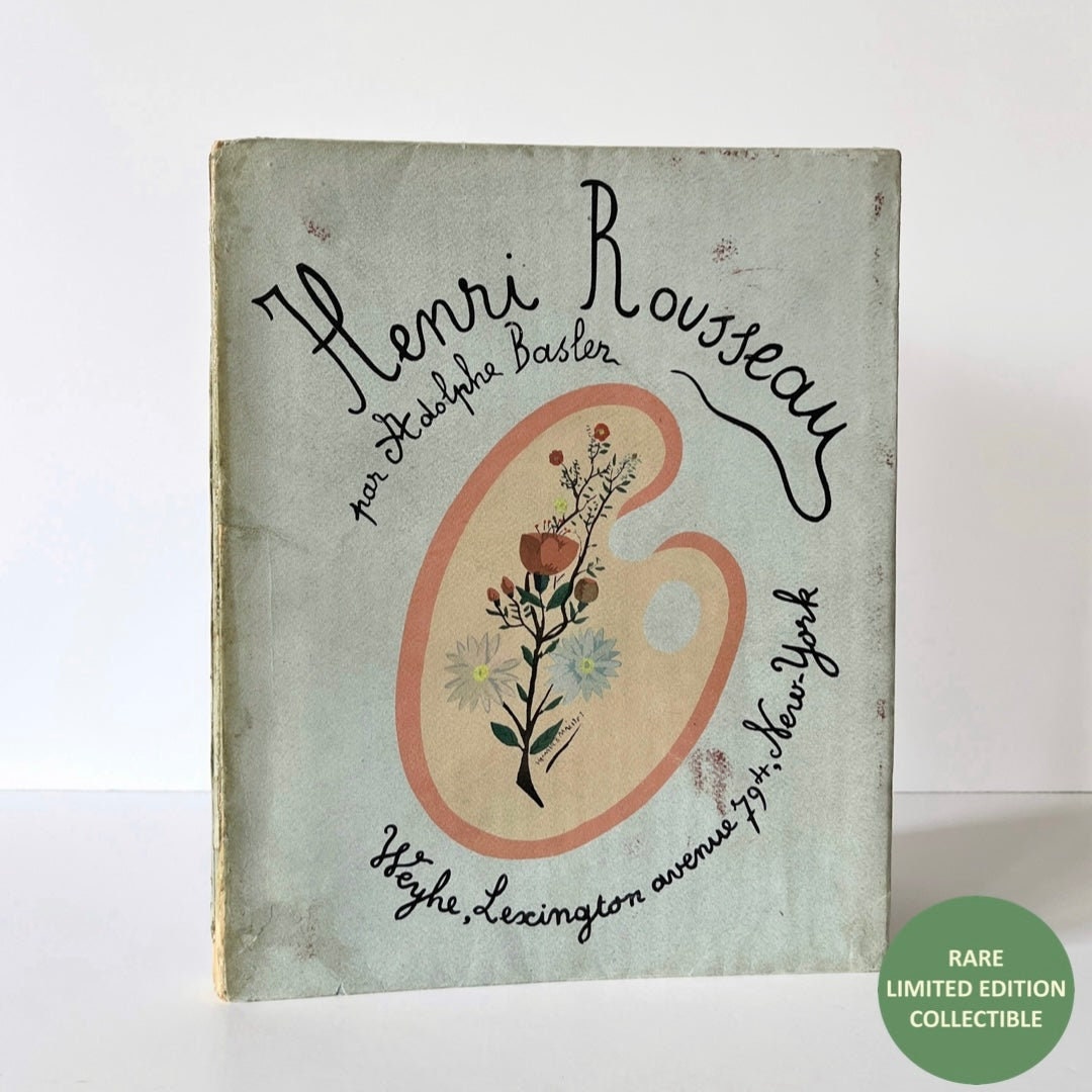 1927 Henri Rousseau sa Vie Son Oeuvre limited Edition/ Collectible - Etsy