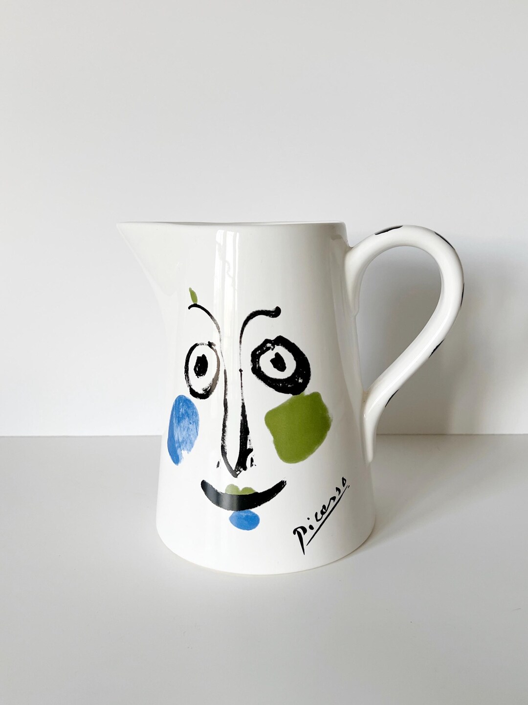 1996 Picasso Living Face Pitcher - Etsy