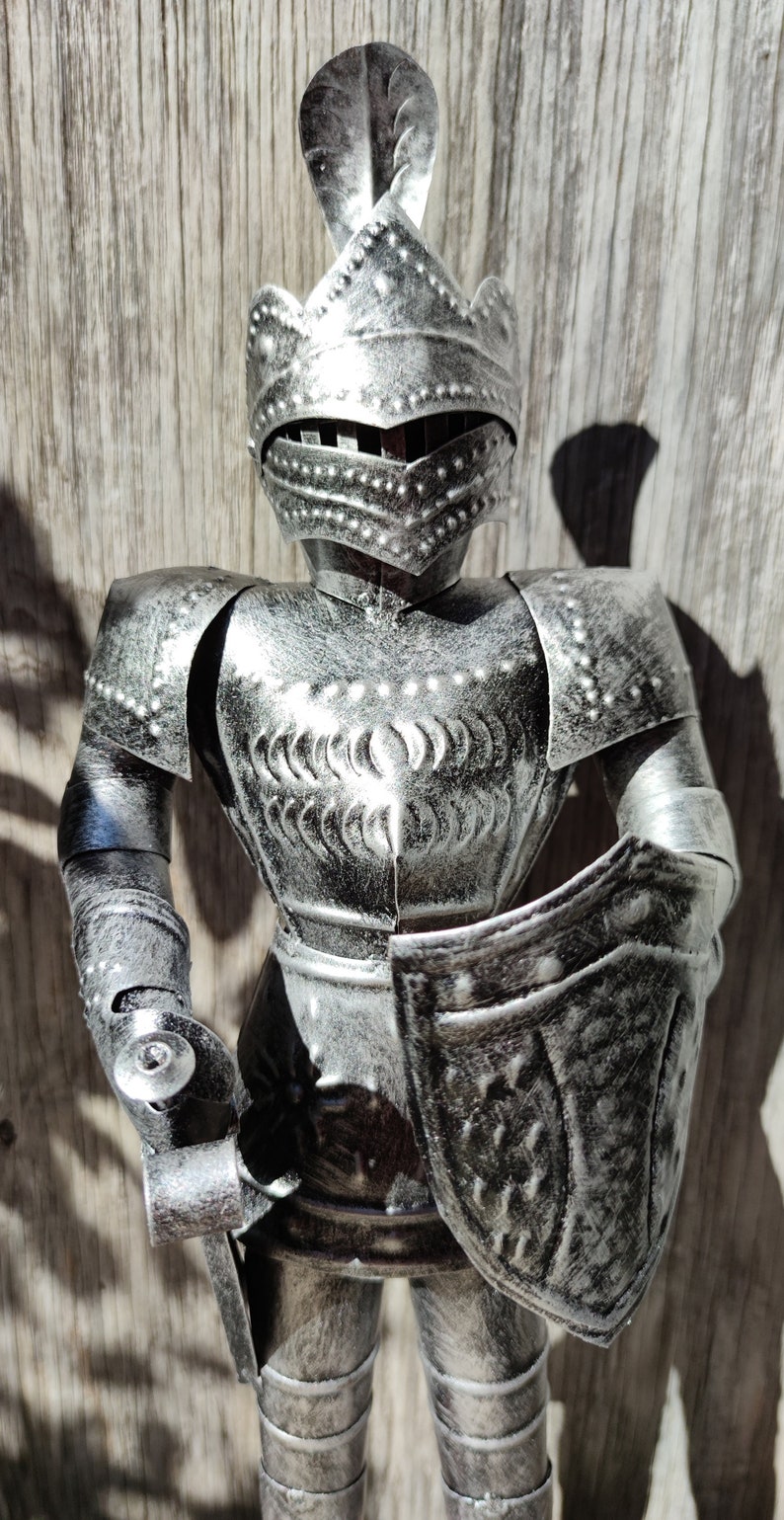 Metal Knight Steel Armor. Metal Art - Etsy