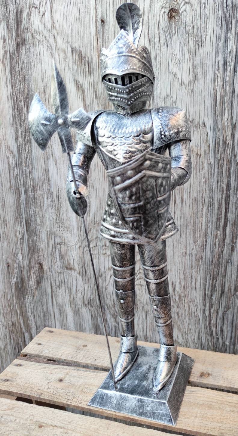 Metal Knight Steel Armor. Metal Art - Etsy