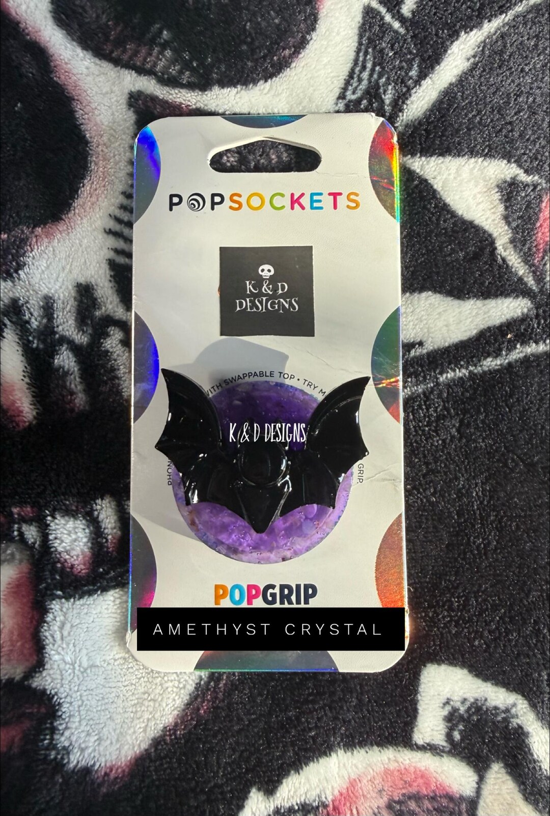 Semi-precious Bat Popsocket - Etsy