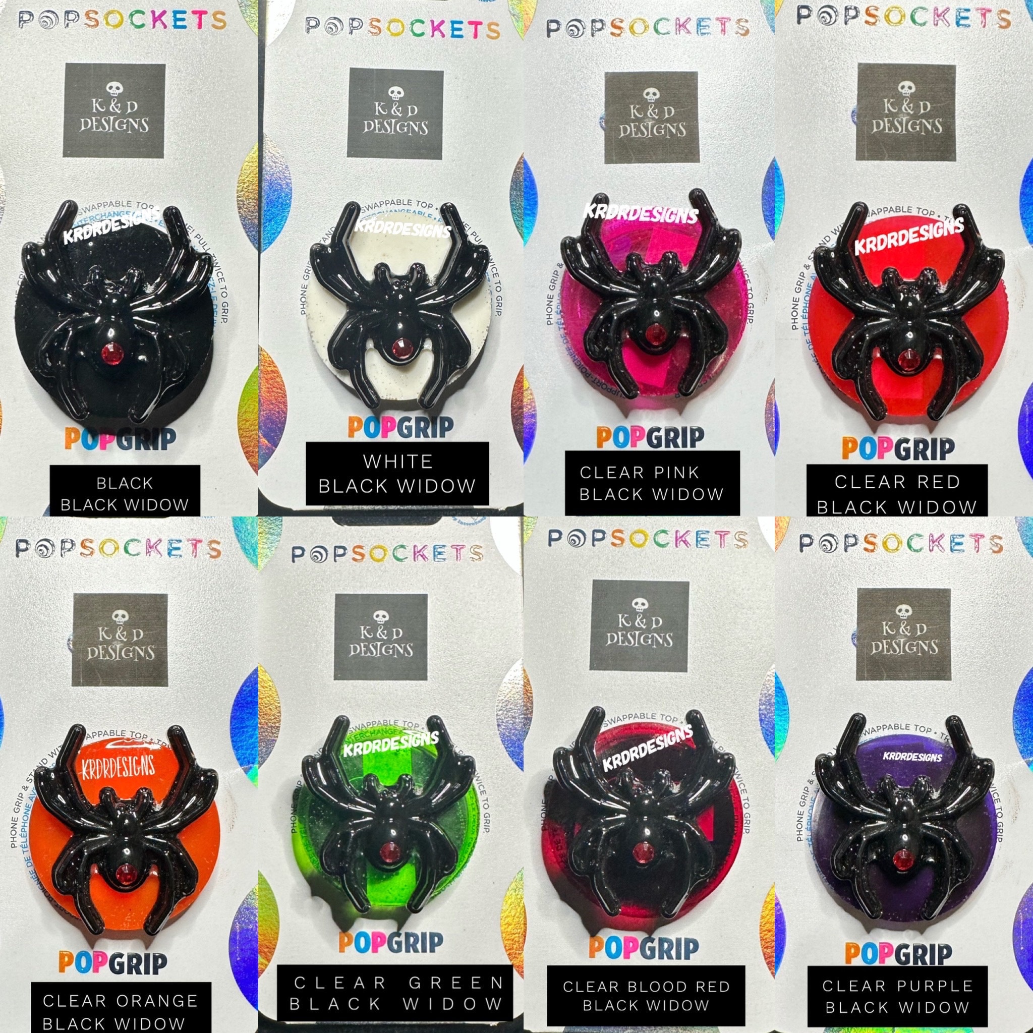 Black Widow Popsocket - Etsy